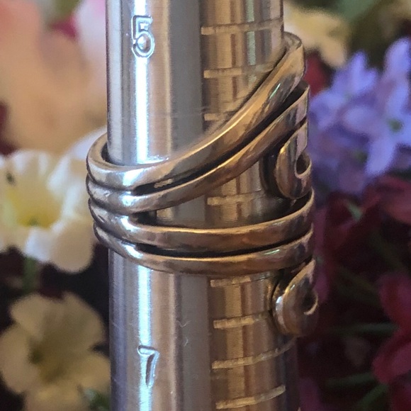 Silpada | Jewelry | Silpada Sterling Silver Modern Maze Ring | Poshmark